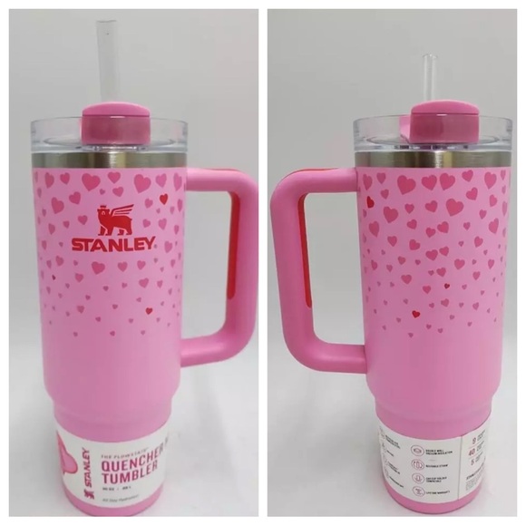 Stanley | Dining | Stanley 3 Oz Stainless Steel Sweet Hearts Pink Heart ...